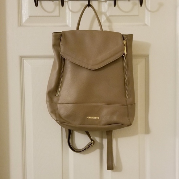 Rampage | Bags | Rampage Tan Faux Leather Backpack | Poshmark